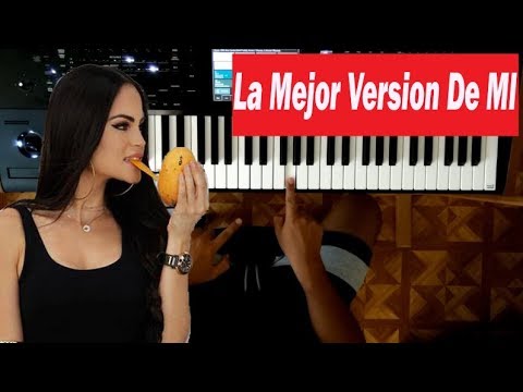 La Mejor Version De Mi / Natti Natasha / TUTORIAL PIANO 👨‍🏫🎹 - YouTube