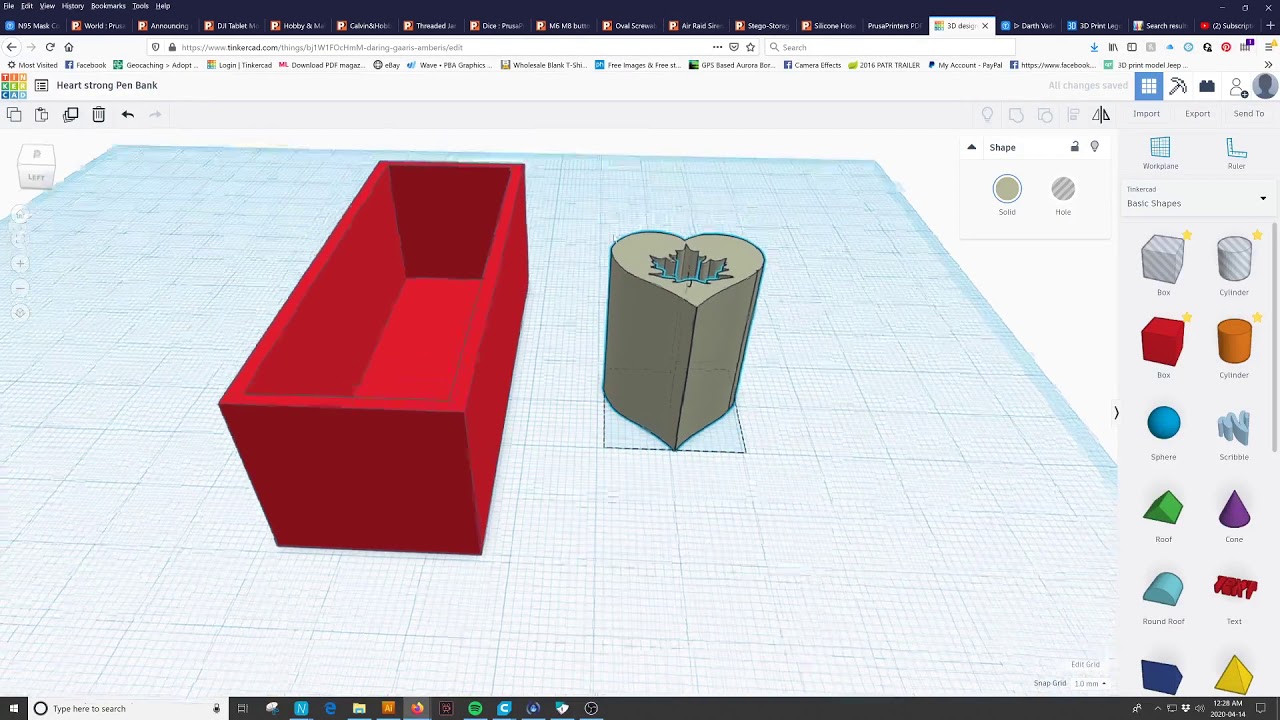 Creating a 3D Pen mold in Tinkercad - YouTube
