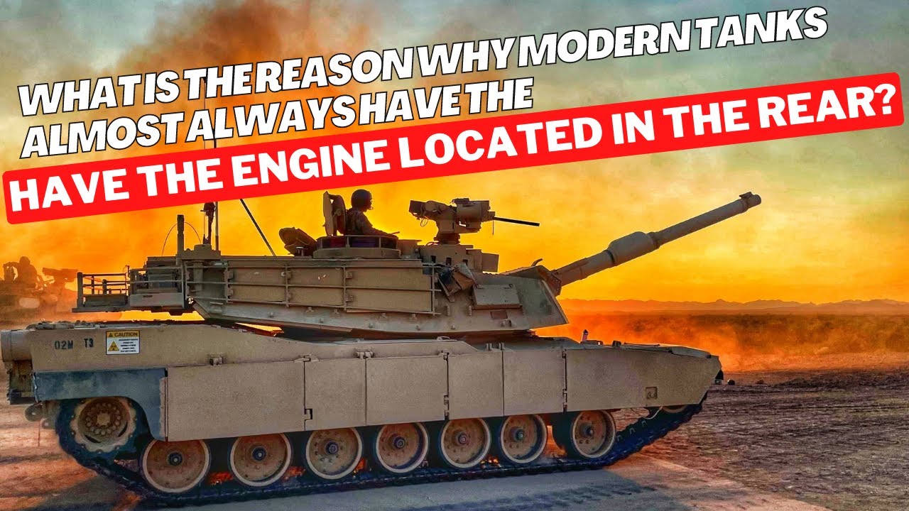 Why Modern Tanks Have Rear-Mounted Engines??? - YouTube