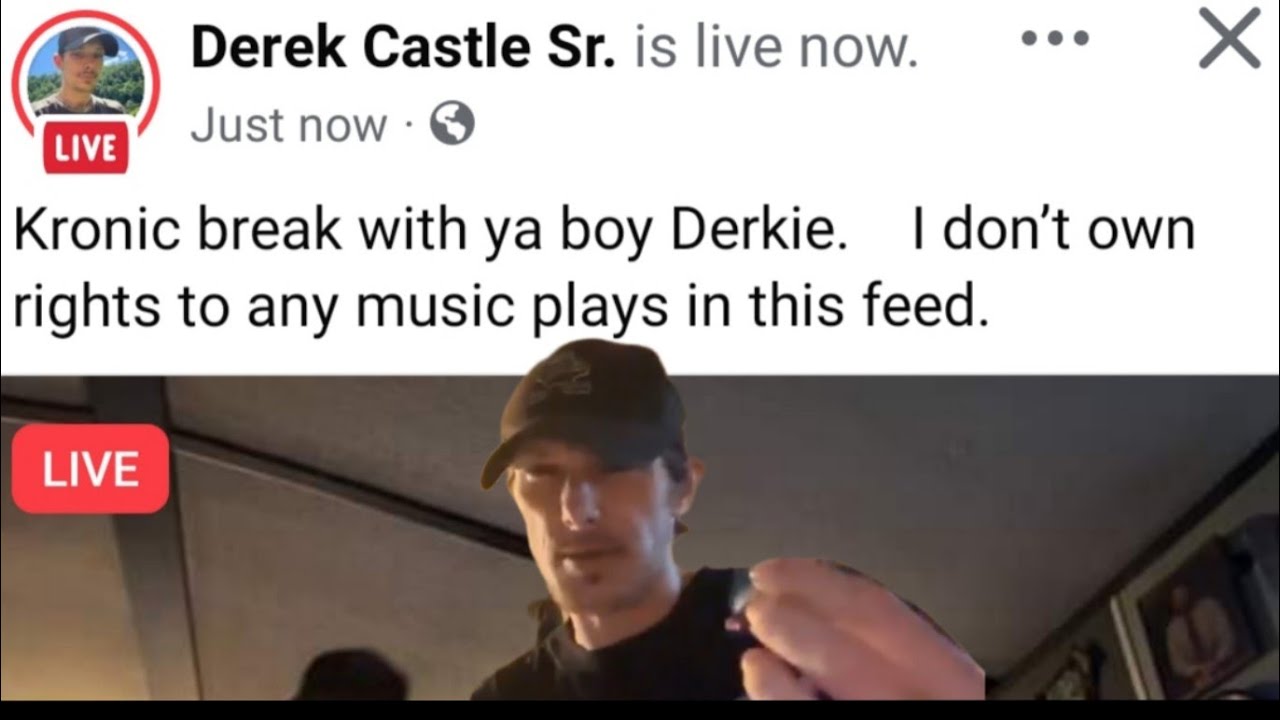 Derek Derkie Castle Facebook Live 7/8/24 KRONIK BREAK WITH YA BOY ...