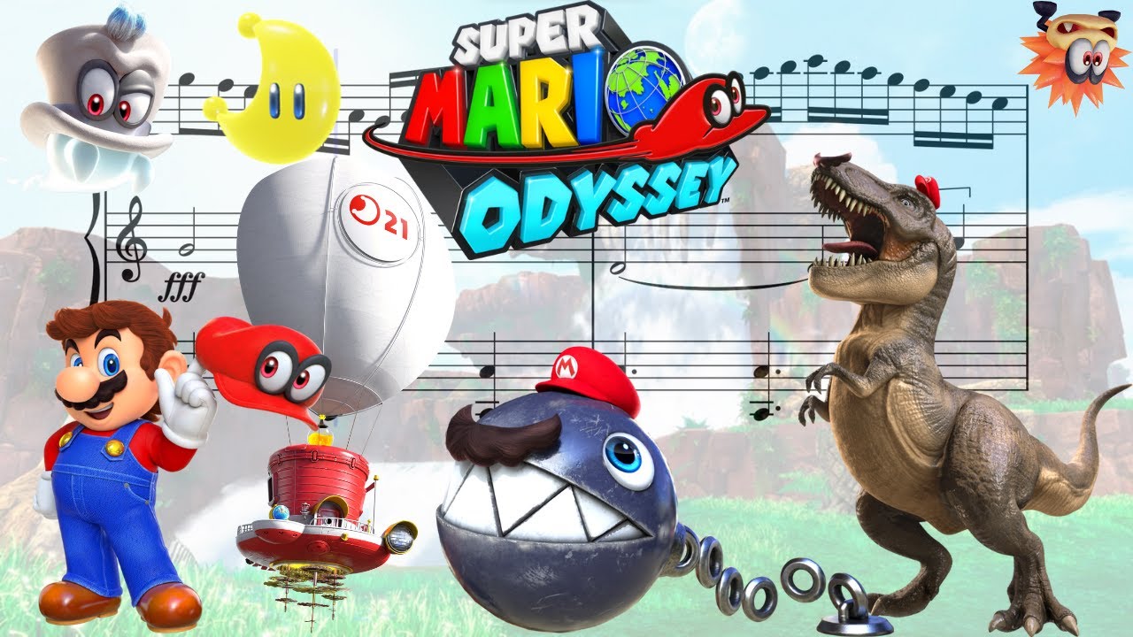 Super Mario Odyssey - Fossil Falls (Cascade Kingdom) [Piano Recreation ...