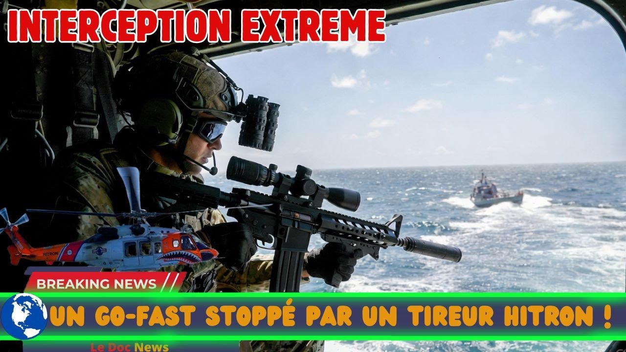 🚁 👮UN GO-FAST NARCO-BATEAU STOPPE PAR UN TIREUR SNIPER HITRON ! 👮🚁 ...