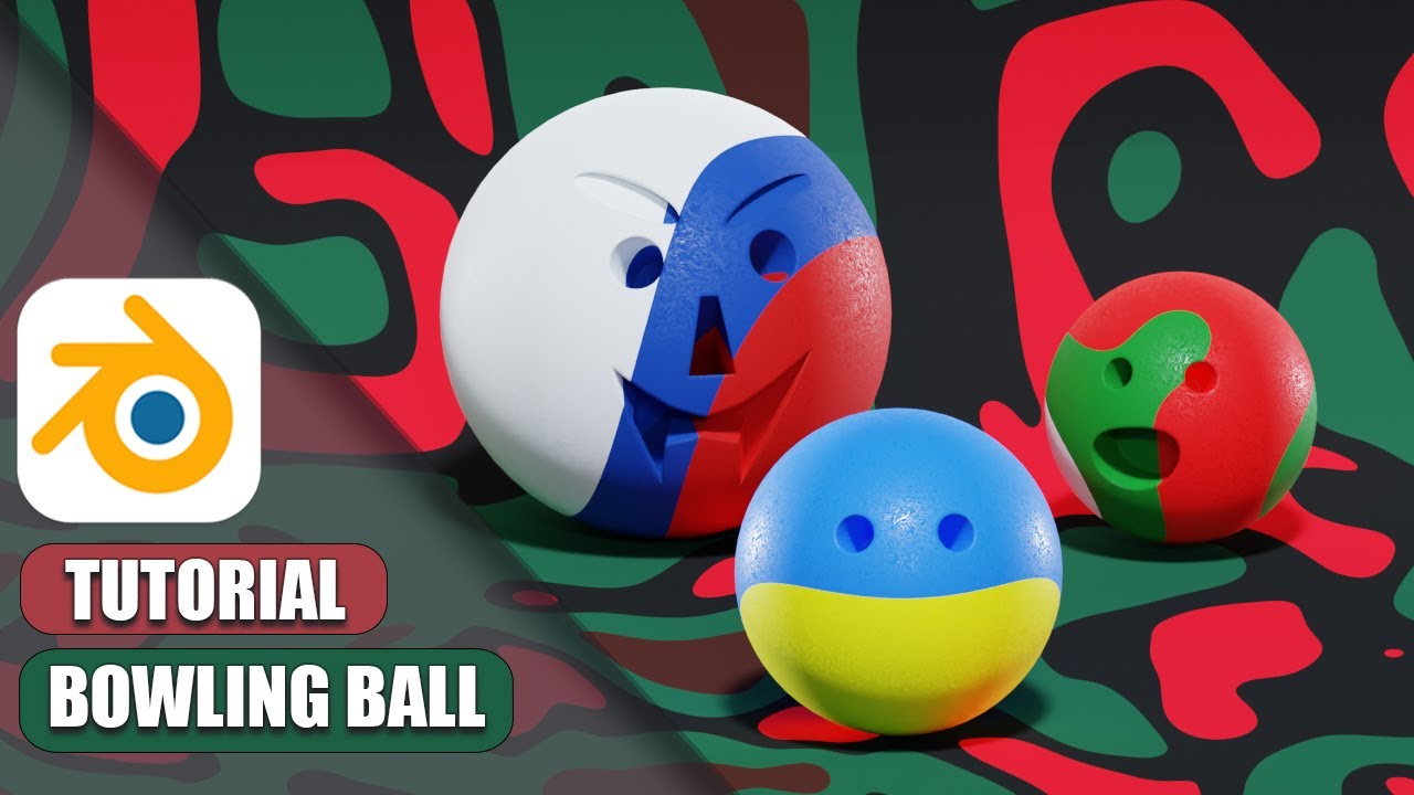 Blender 3D How to make a realistic Bowling Ball in Blender for ...