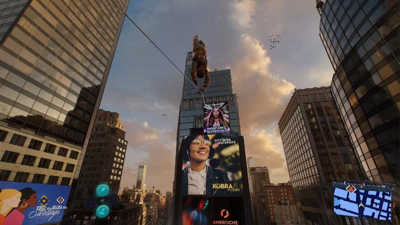 Marvel's Spider-Man 2 Touring Times Square - YouTube