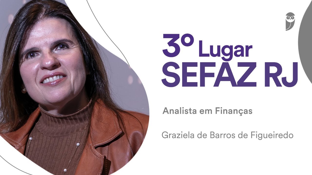 SEFAZ RJ: Conheça Graziela de Figueiredo aprovada em 3º lugar para ...