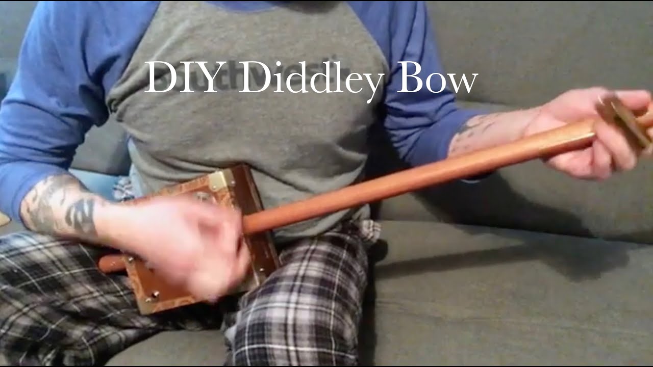 Homemade Diddley Bow (easy DIY project) - YouTube