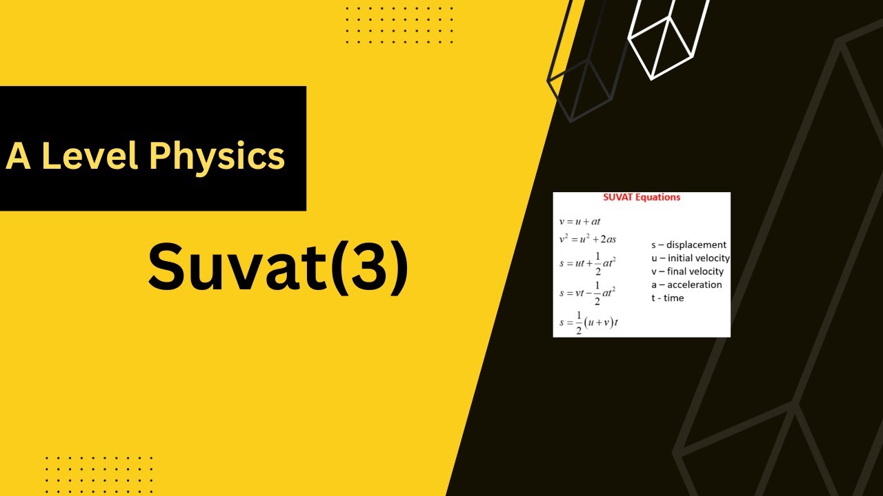 Suvat A/A* Level Exam Questions(3)- A Level Physics - YouTube