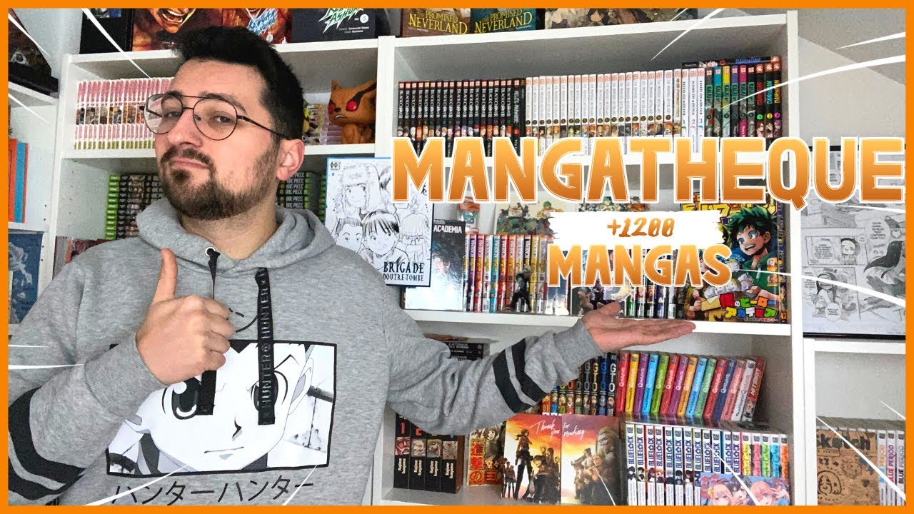 VOICI MA MANGATHEQUE EN 2023 ! (+ 1200 Mangas) - YouTube
