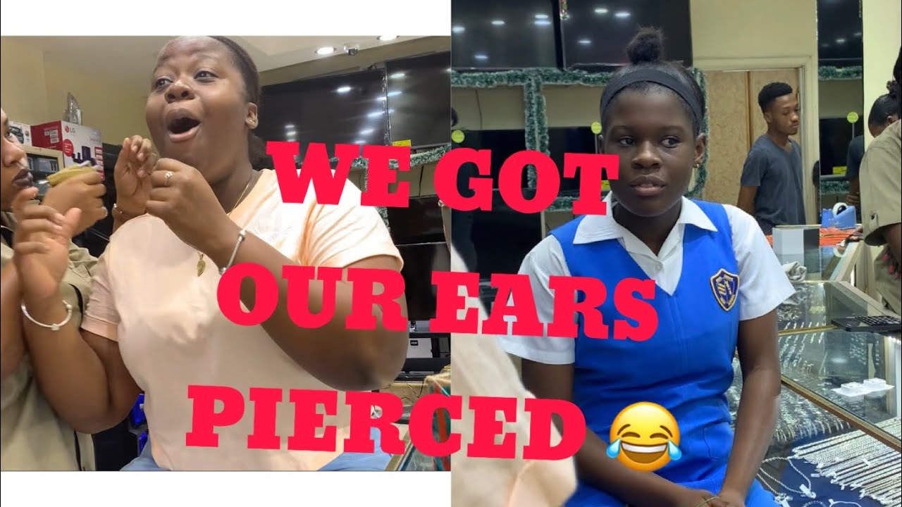 We Got Our Ears Pierced• Really Funny• Must Watch 😂 - YouTube