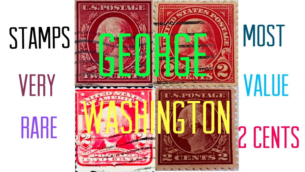 $150.000 very expensive postage Washington 2 cents red Josershina in ...