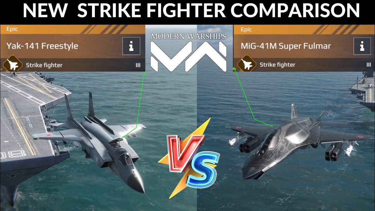 Yak-141 Freestyle vs MiG-41M Super Fulmar | New Strike Fighter ...