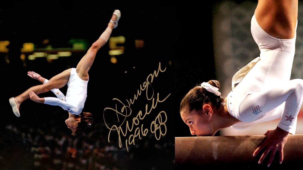 Greatest Balance Beam Routine of All Time - Dominique Moceanu, Olympic ...