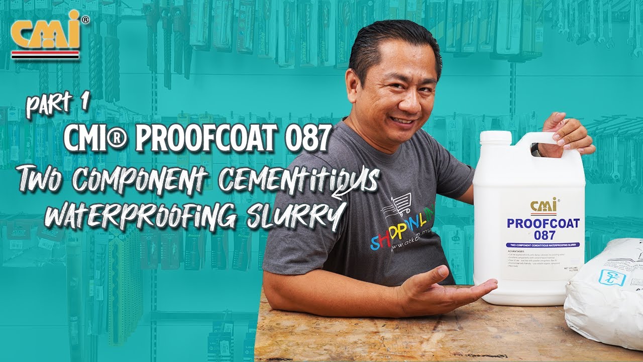 CMI® Proofcoat 087 | Semi Flexible 2 part Acrylic Modified Cementitious ...