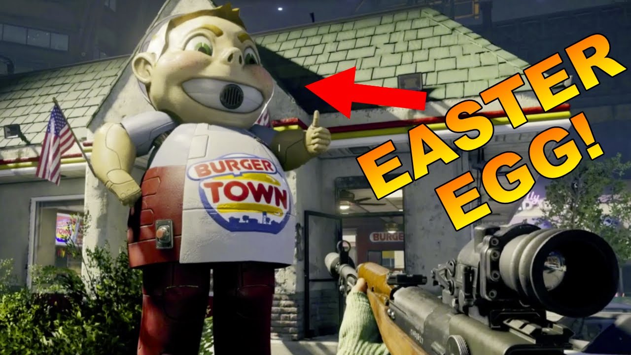 BURGER TOWN EASTER EGG! Call of Duty: Black Ops Cold War - YouTube
