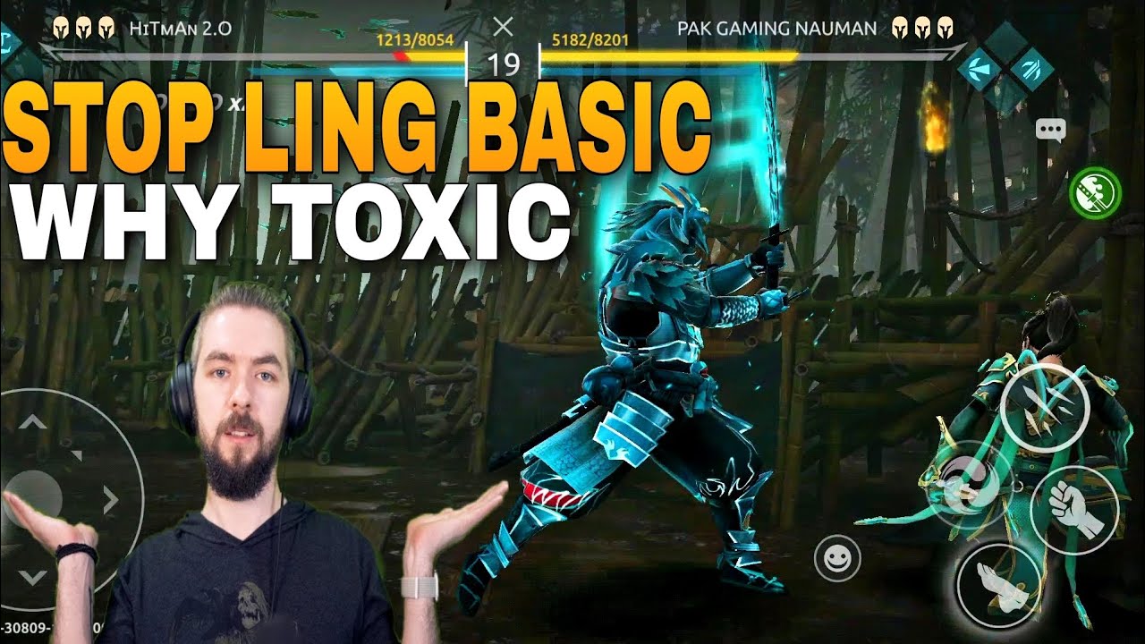 LING TOXIC BASIC, in corner trap🤧 |shadow fight 4| shadow fight arena ...