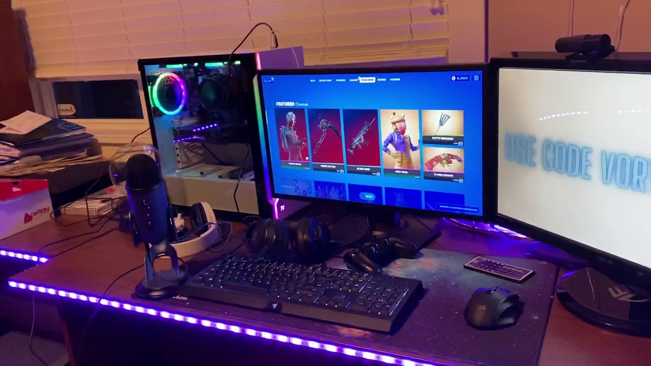 Gaming Setup Tour! (Fortnite Gaming Setup Tour $3000+) - YouTube