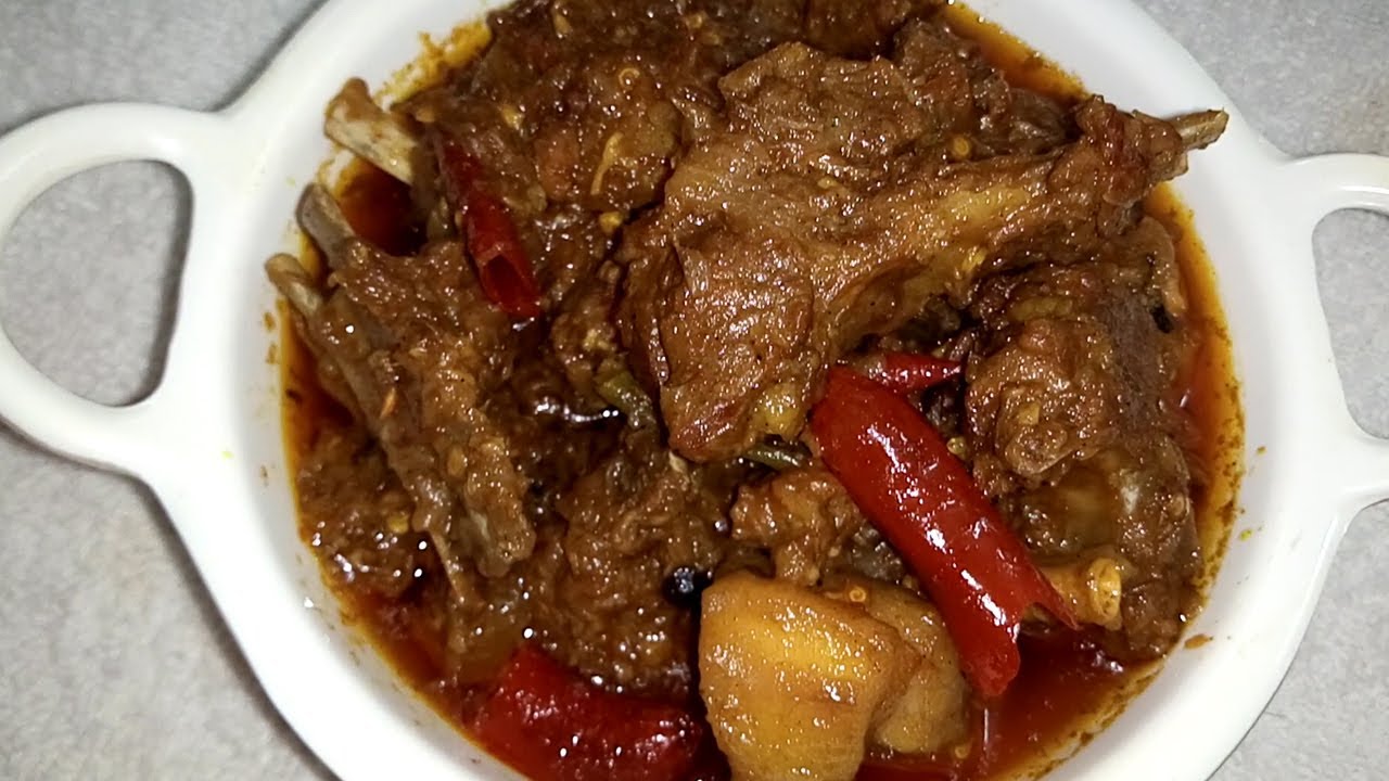 Khara Masala Mutton Recipe ||Sanno's Recipes - YouTube