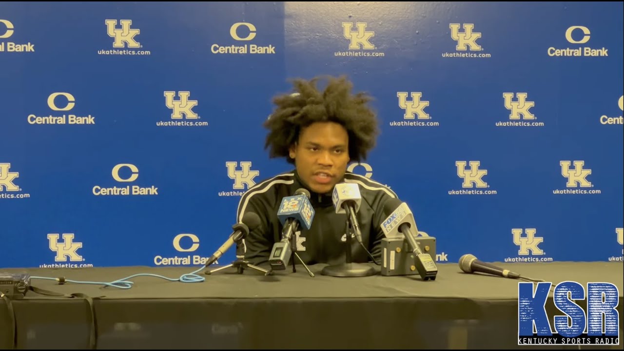Sahvir Wheeler | Kentucky MBB offseason press conference - YouTube