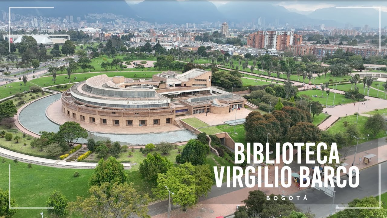 Bogotá Biblioteca Distrital Virgilio Barco - 4K Dron 🇨🇴 - YouTube