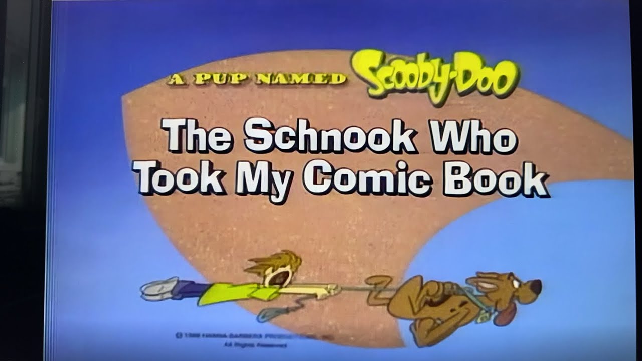 A Pup Named Scooby-Doo in:The Schnook Who Took My Cómic Book intro ...