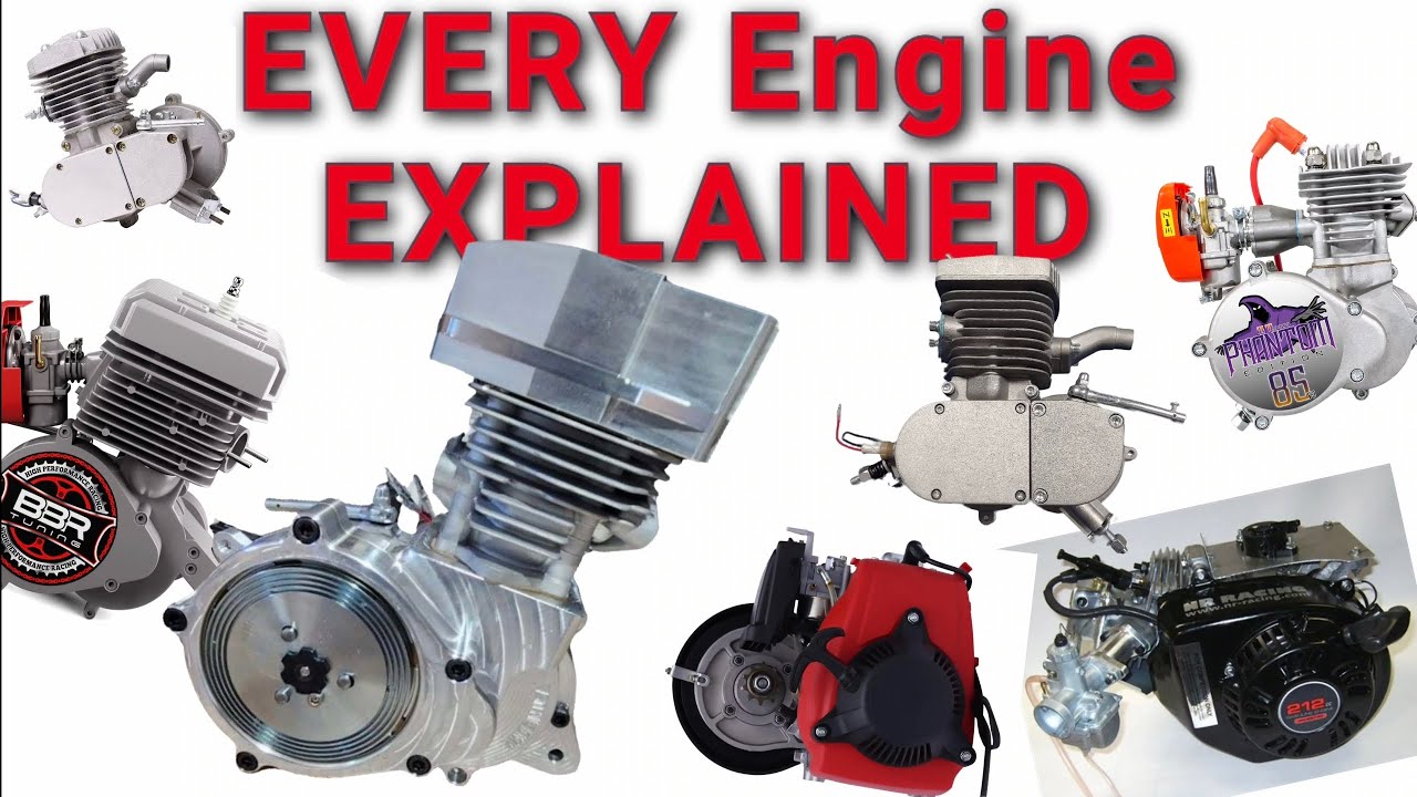 COMPLETE Motorized Bike Engine Guide & HP Stats #motorizedbike #2stroke ...