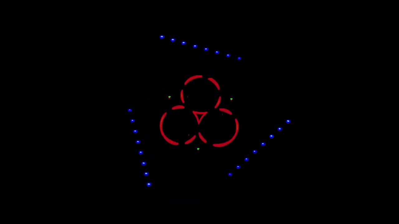 Foil Abstract Laser Show - YouTube