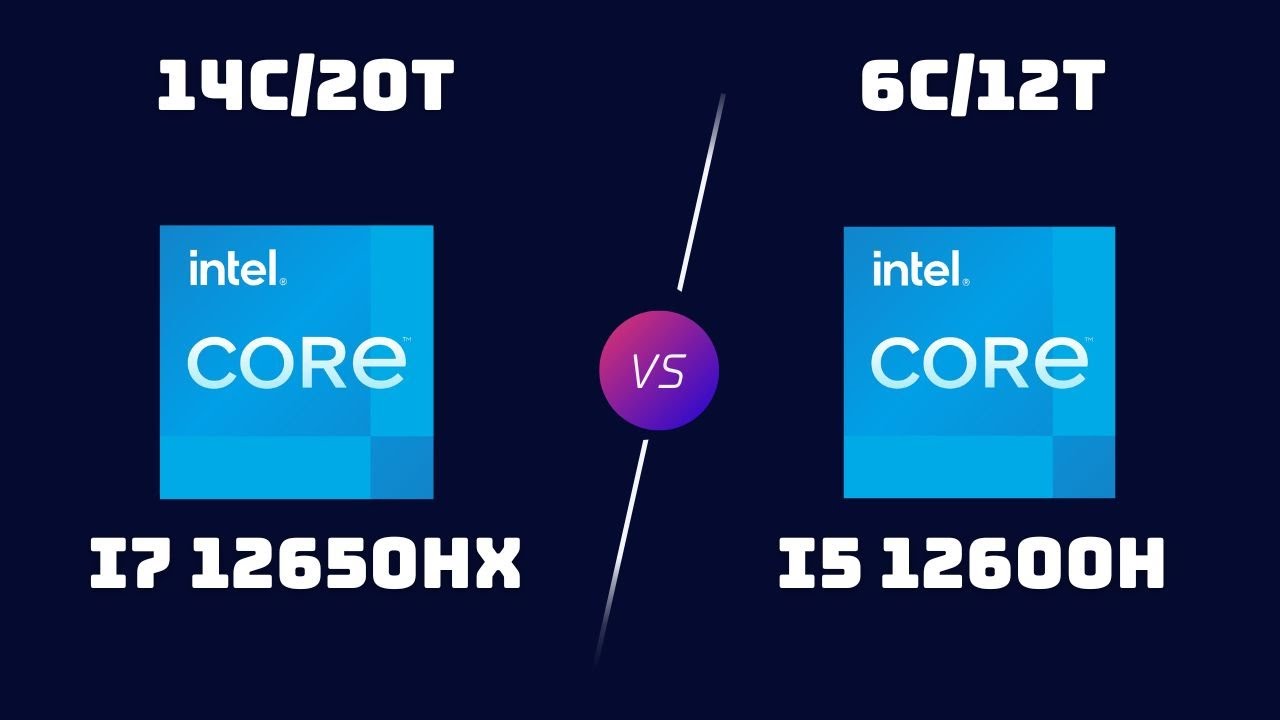 i7-12650HX vs i5-12600H – Laptop CPU Benchmark Showdown - YouTube