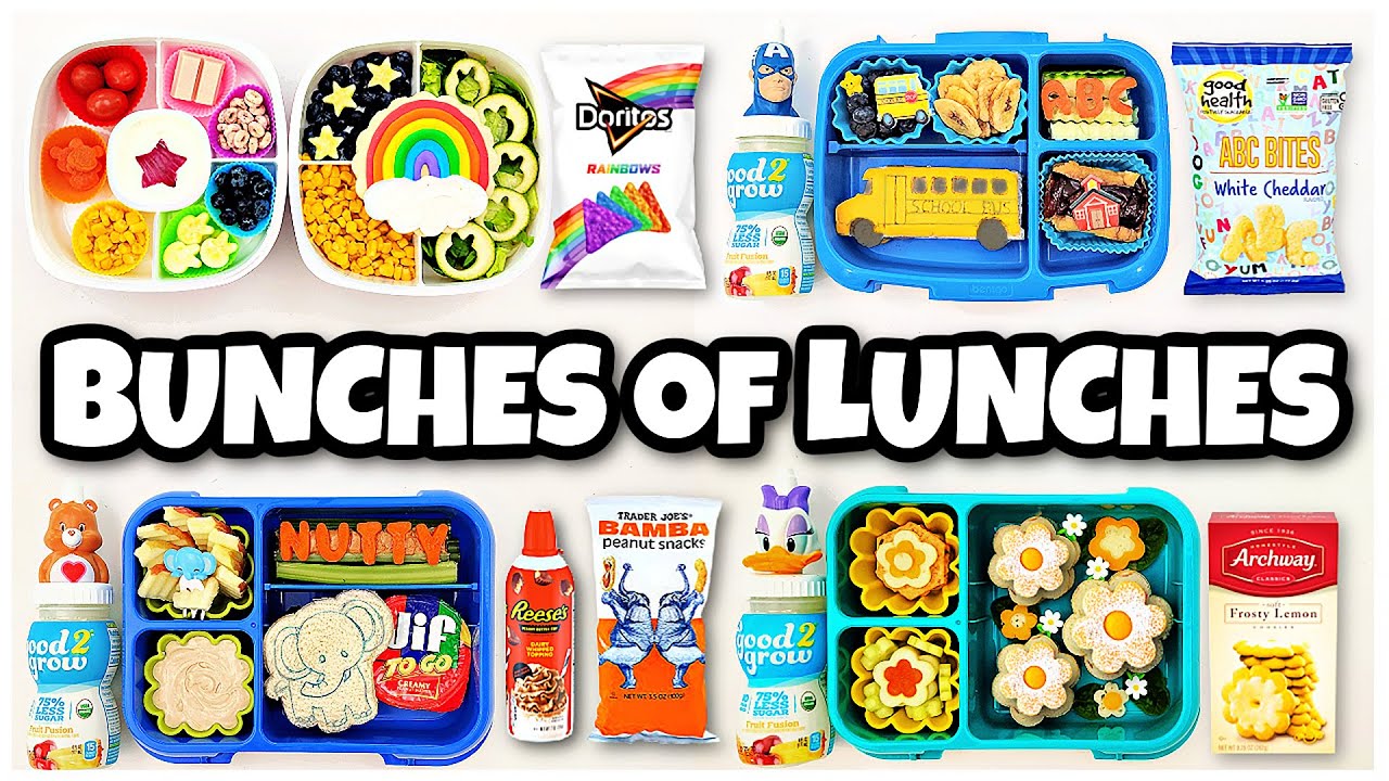 Back To School Lunch Ideas 🍎 Bunches Of Lunches 2022 - WeCookin