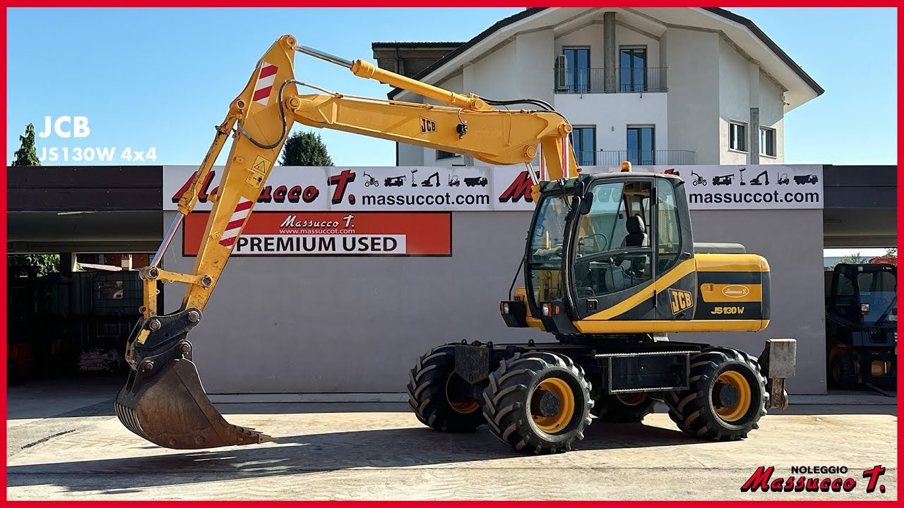 JCB JS130W - Massucco T. ID 4453 - YouTube
