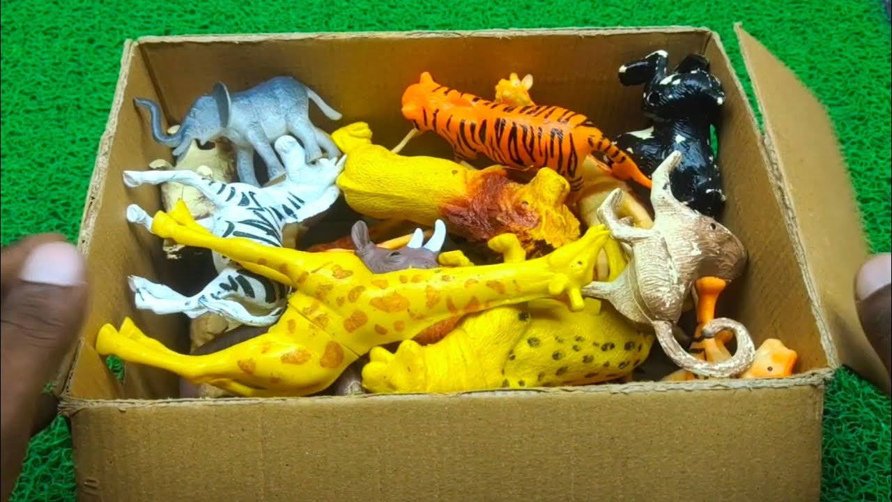 2 Minutes Satisfying with Animals Set Unboxing Review Toys | Animal Zoo ...