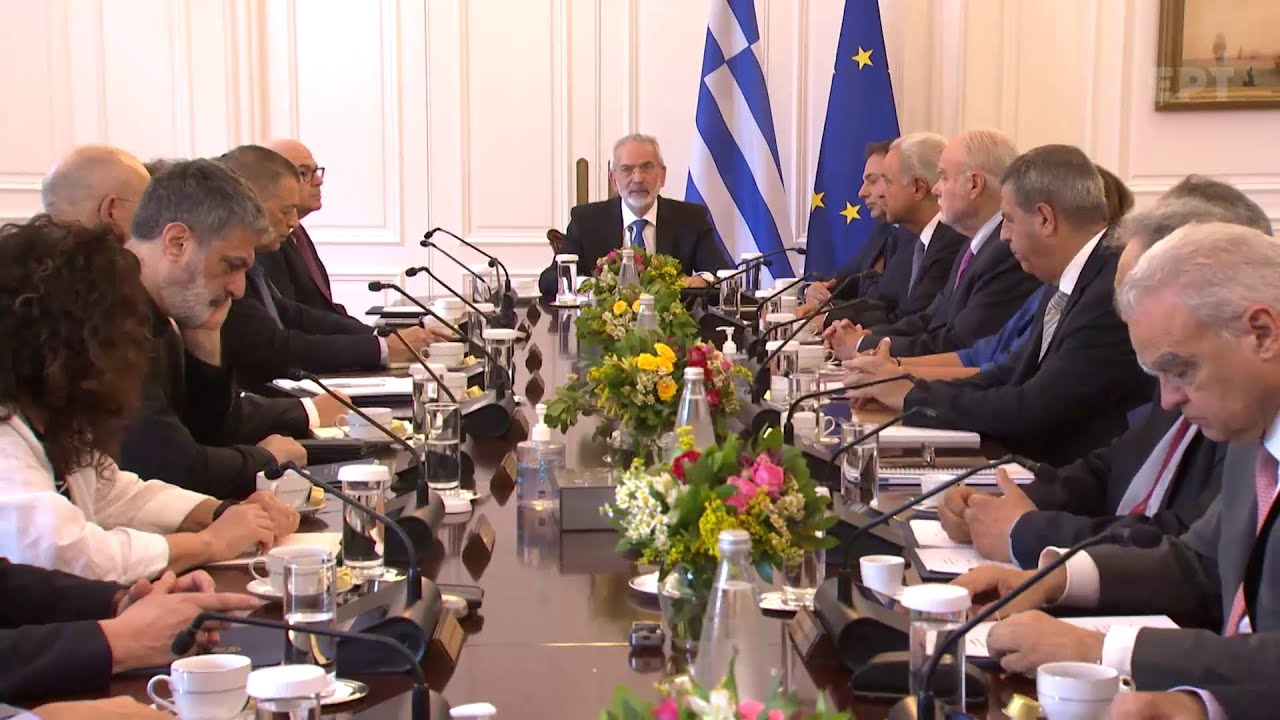 Εισήγηση του Πρωθυπουργού Ιωάννη Σαρμά στο Υπουργικό Συμβούλιο - YouTube
