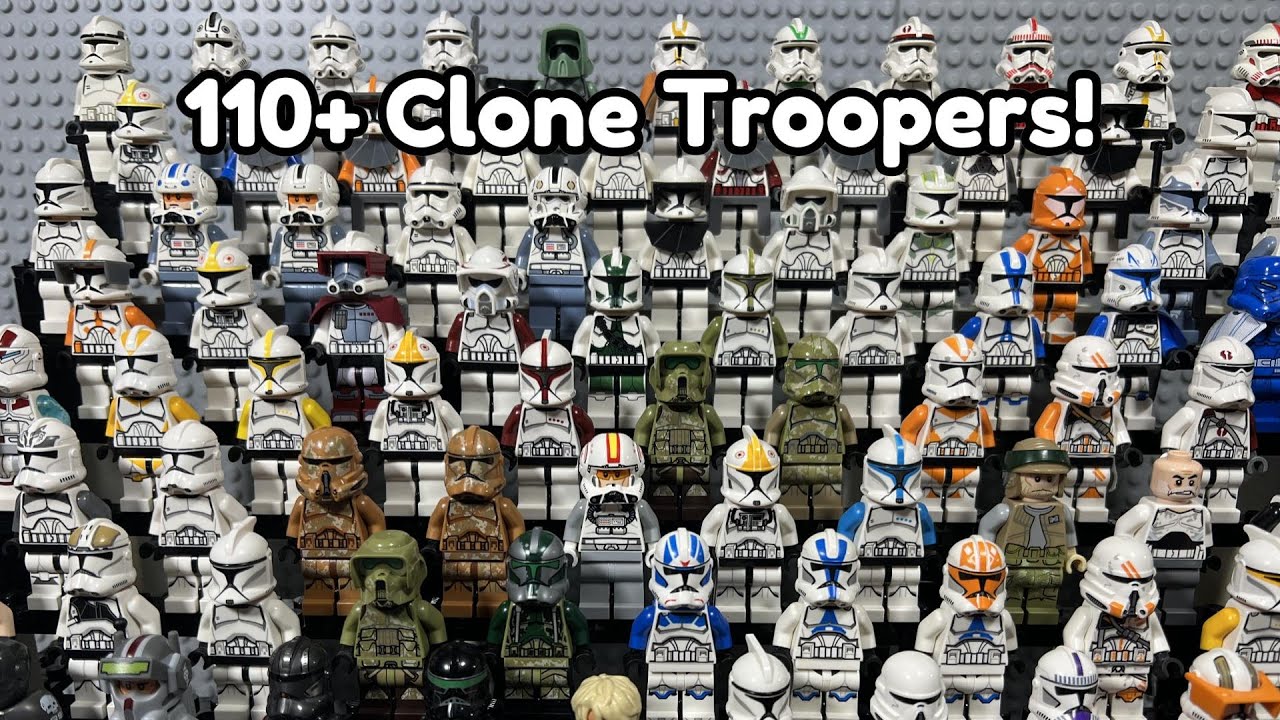 Every LEGO Star Wars Clone Trooper Ever Created (2002-2024) I Own Them ...
