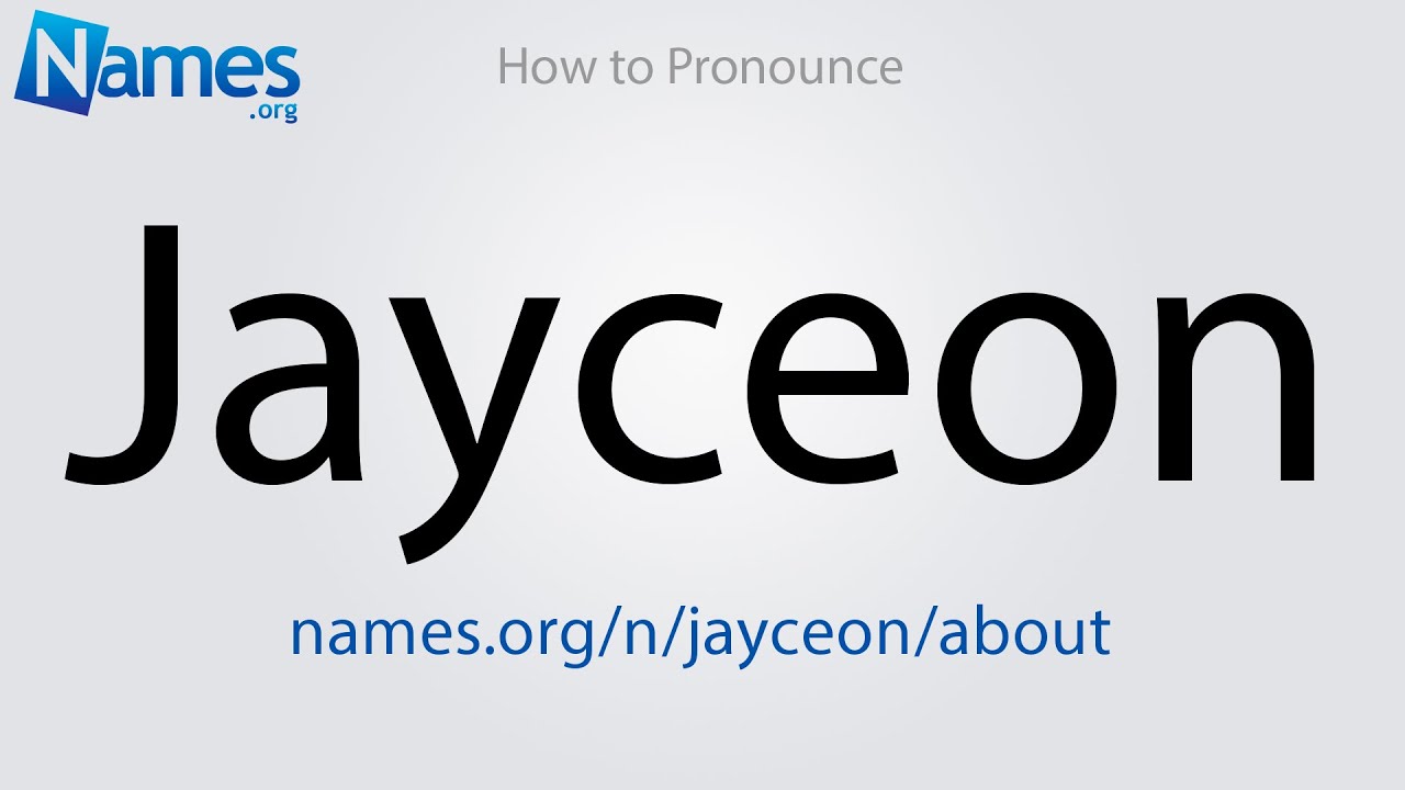 How to Pronounce Jayceon - YouTube