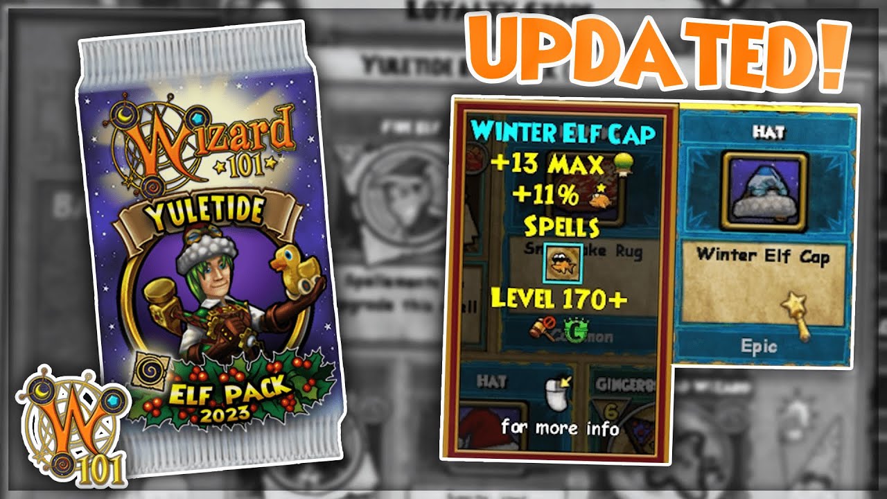 *NEW* Yuletide Elf Pack Is Upgraded!! - (Wizard101) - YouTube