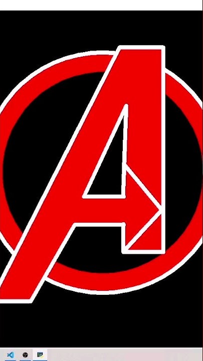 How Can you draw Avengers logo using python #short #india #python # ...