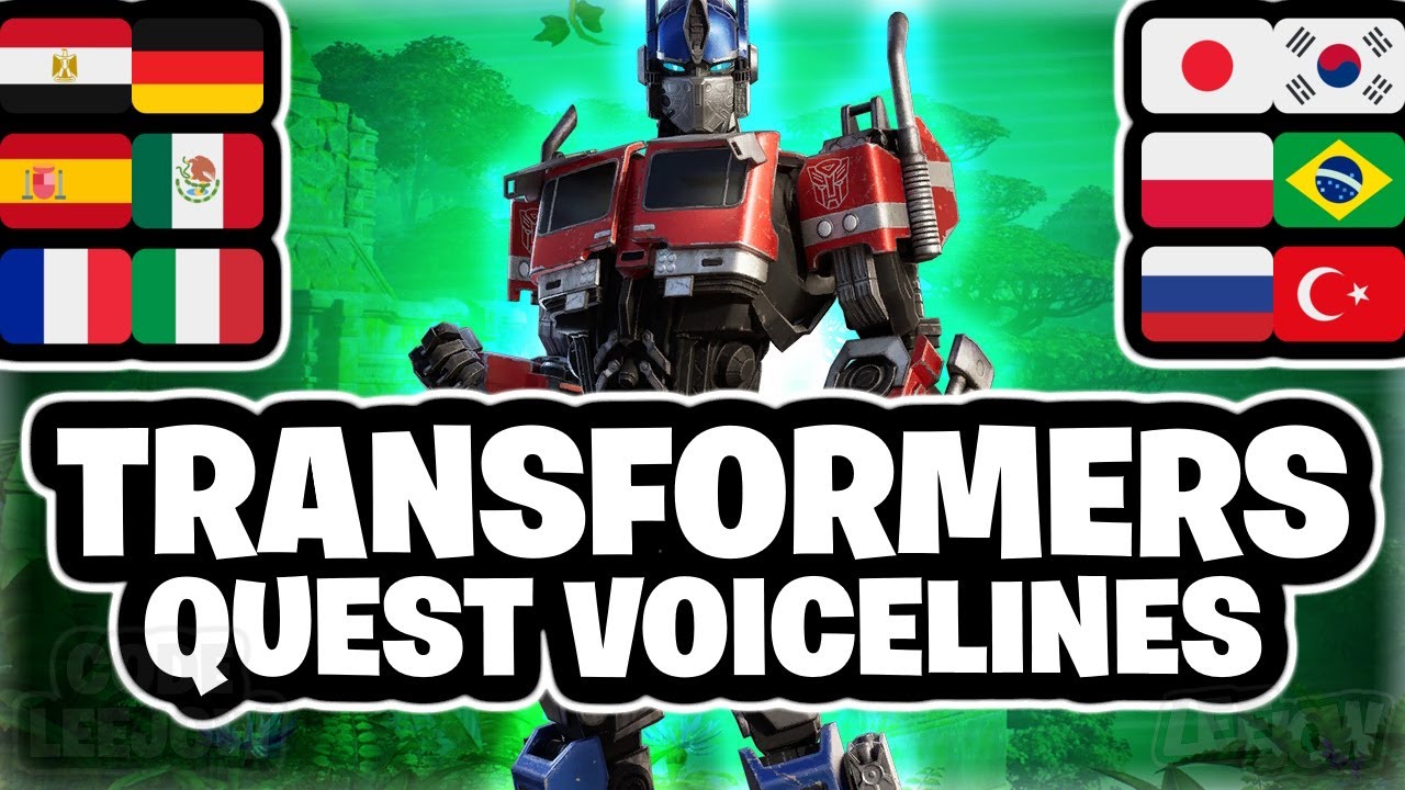 Fortnite Transformers Quest Voicelines (CH4-S3) 'v25.10' [Localization ...