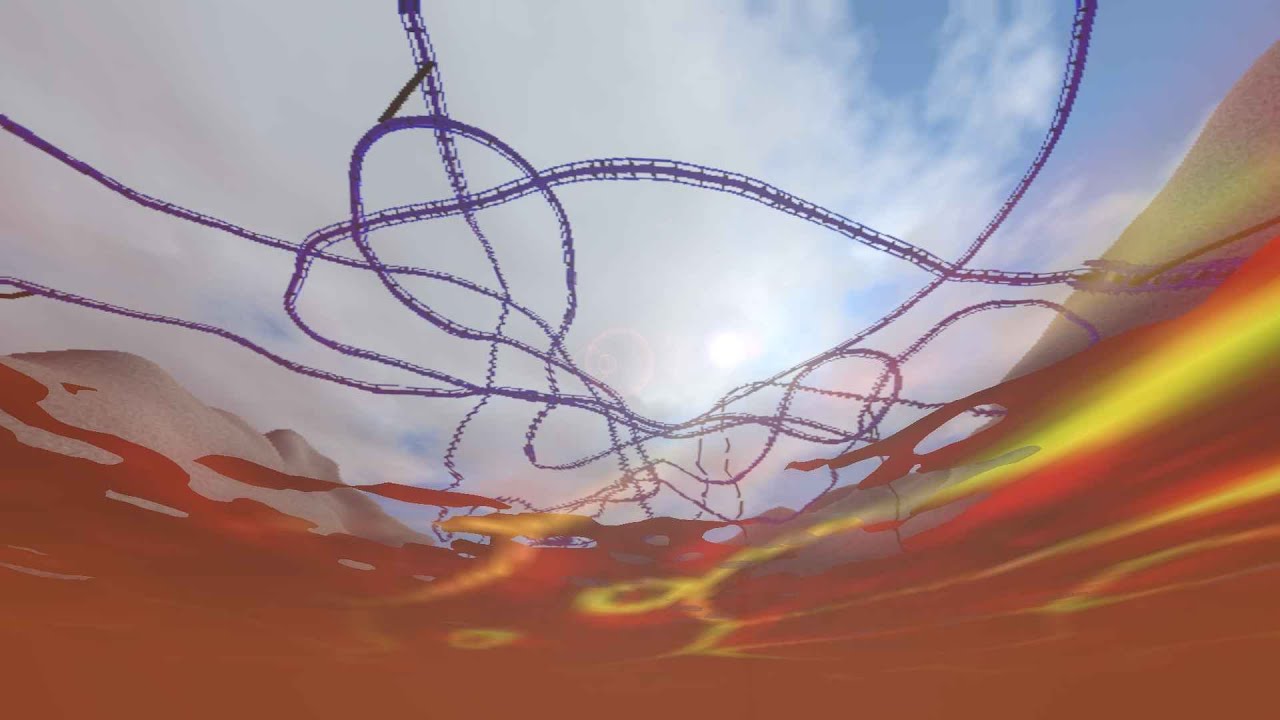 Volcano Roller Coaster by CR - YouTube