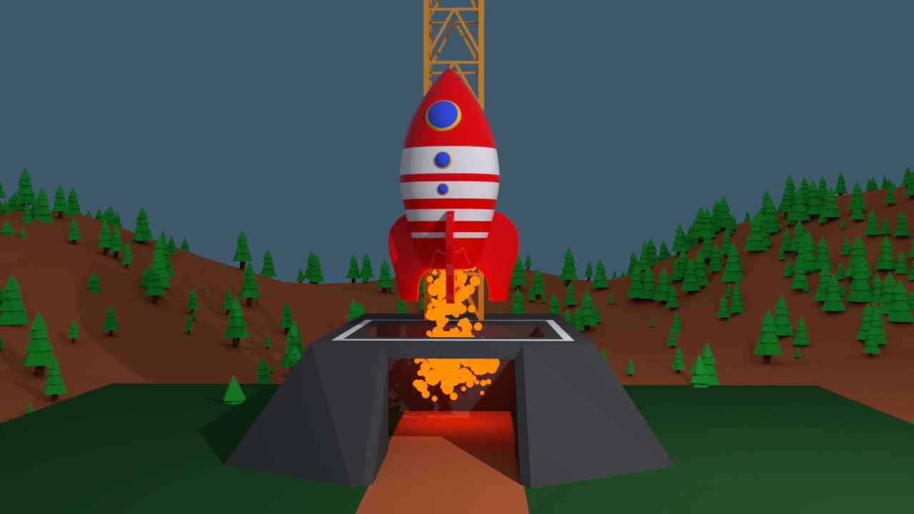 Animated Rocket Launch - YouTube