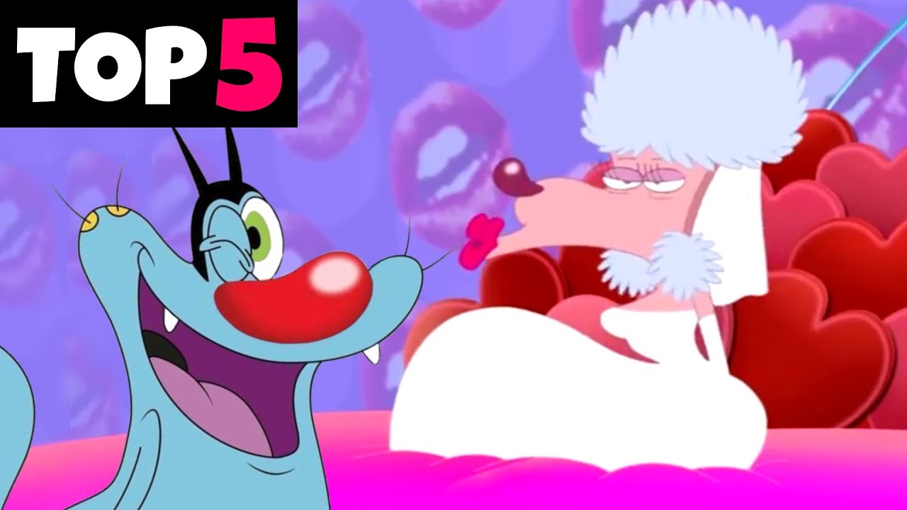 TOP 5 Scene Sp. in Oggy - YouTube