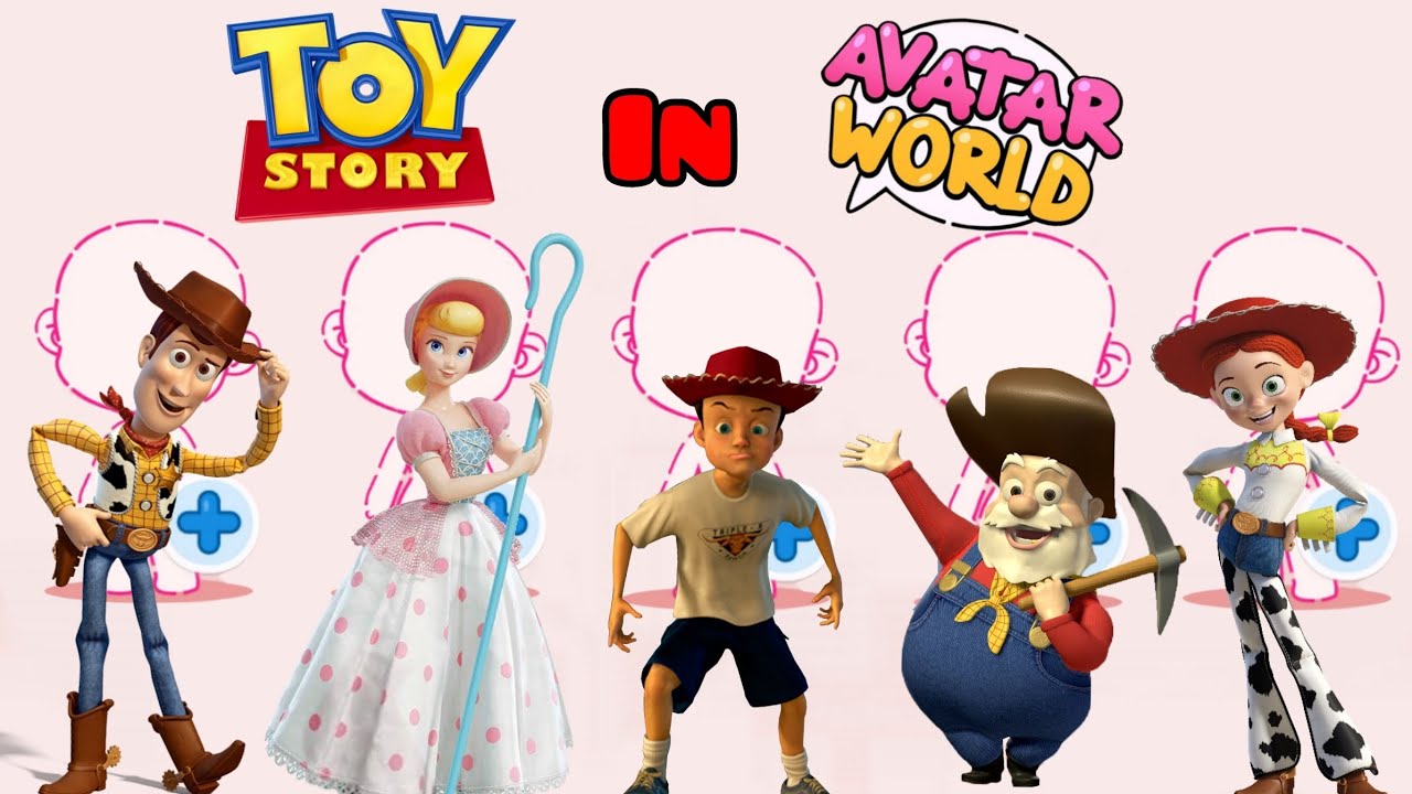 How to make Toy Story🤠 characters in Avatar World #toystory#avatarworld ...