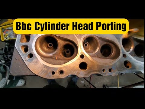Bbc oval port head porting - YouTube