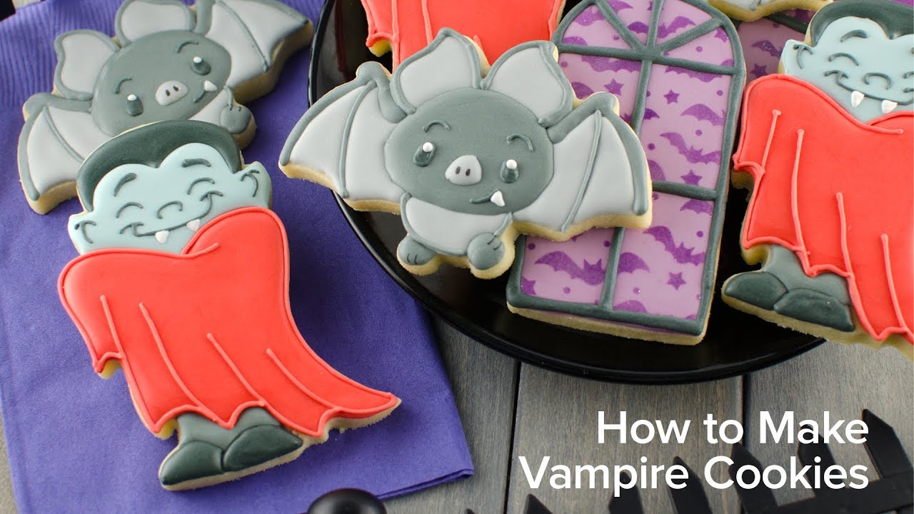 How to Make Vampire Cookies - YouTube