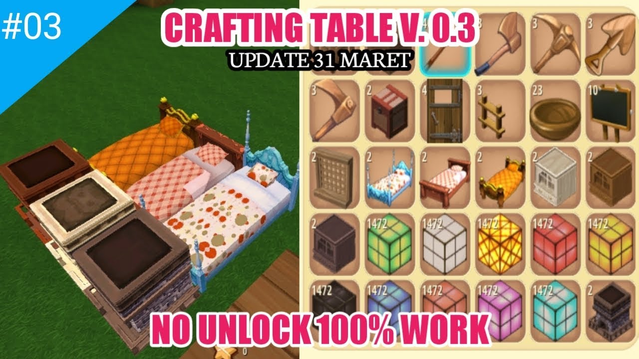 Crafting Table V.0.3 - [Mini World: Block Art] - YouTube