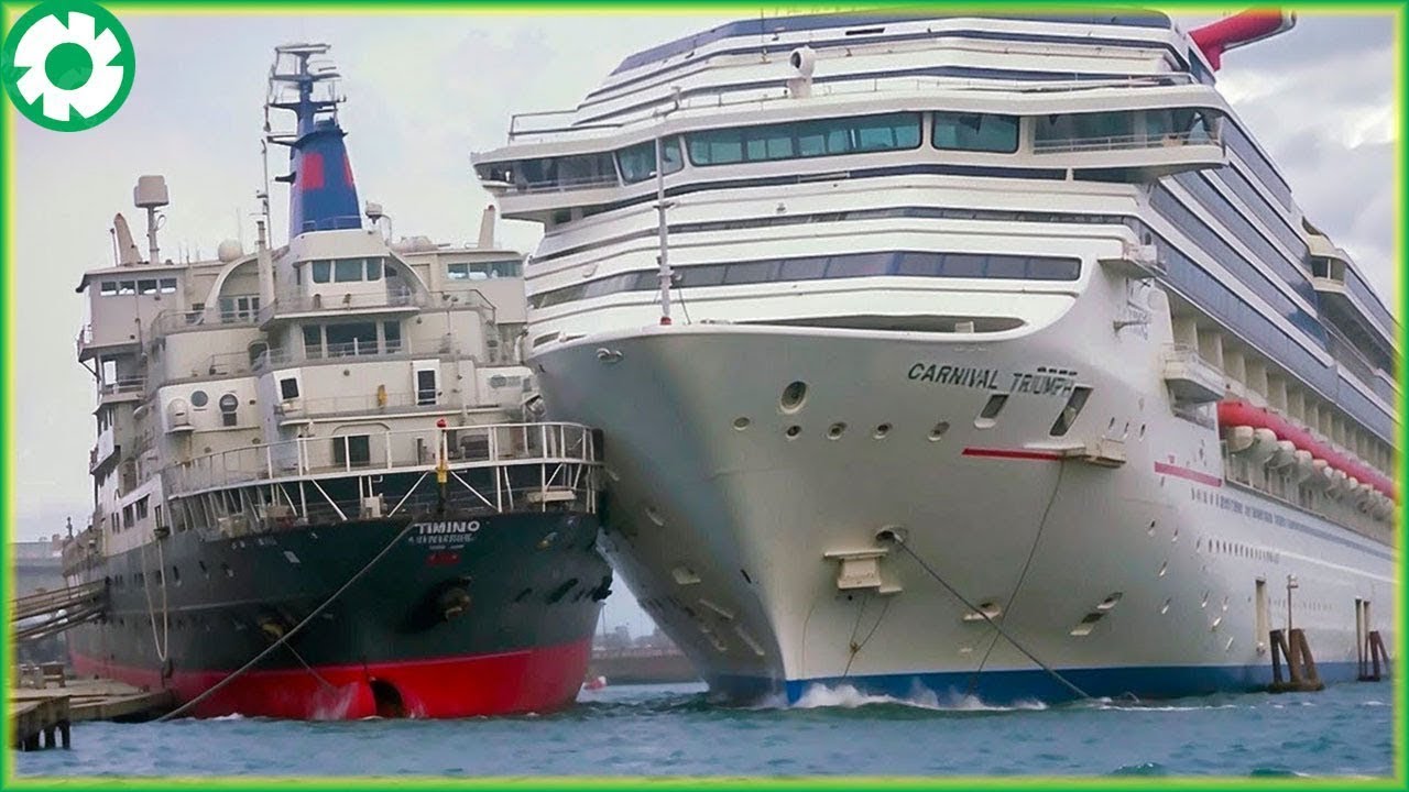 Biggest Ship Collisions and Mistakes | Biggest Heavy Machinery Machines ...