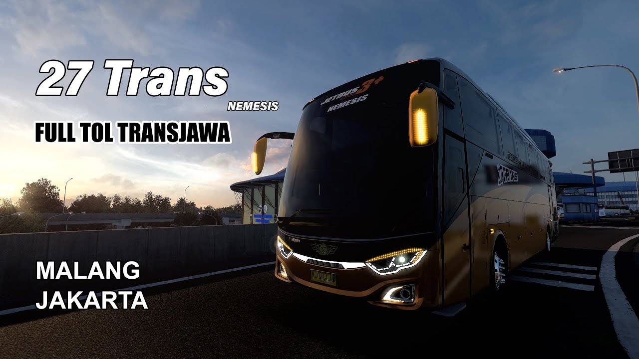 Liga Malam Tol Cipali. PO 27 Trans Malang - Jakarta | ETS2 - YouTube