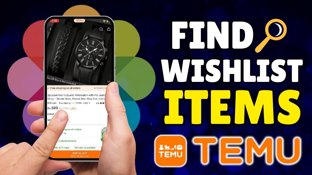 How to Find Your Wishlist Items on Temu - YouTube