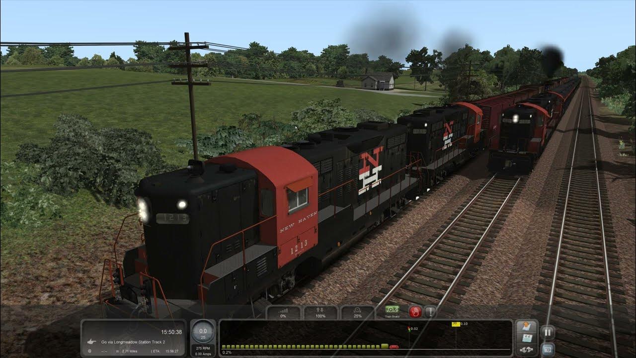 Train Simulator Classic - [EMD GP9] - VNH 1213 to Springfield Pt. 2 - 4K UHD - YouTube