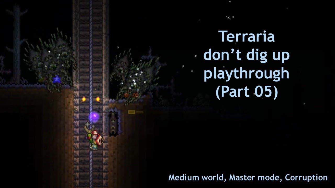 Off the surface - Terraria don't dig up / remix seed playthrough (Part ...