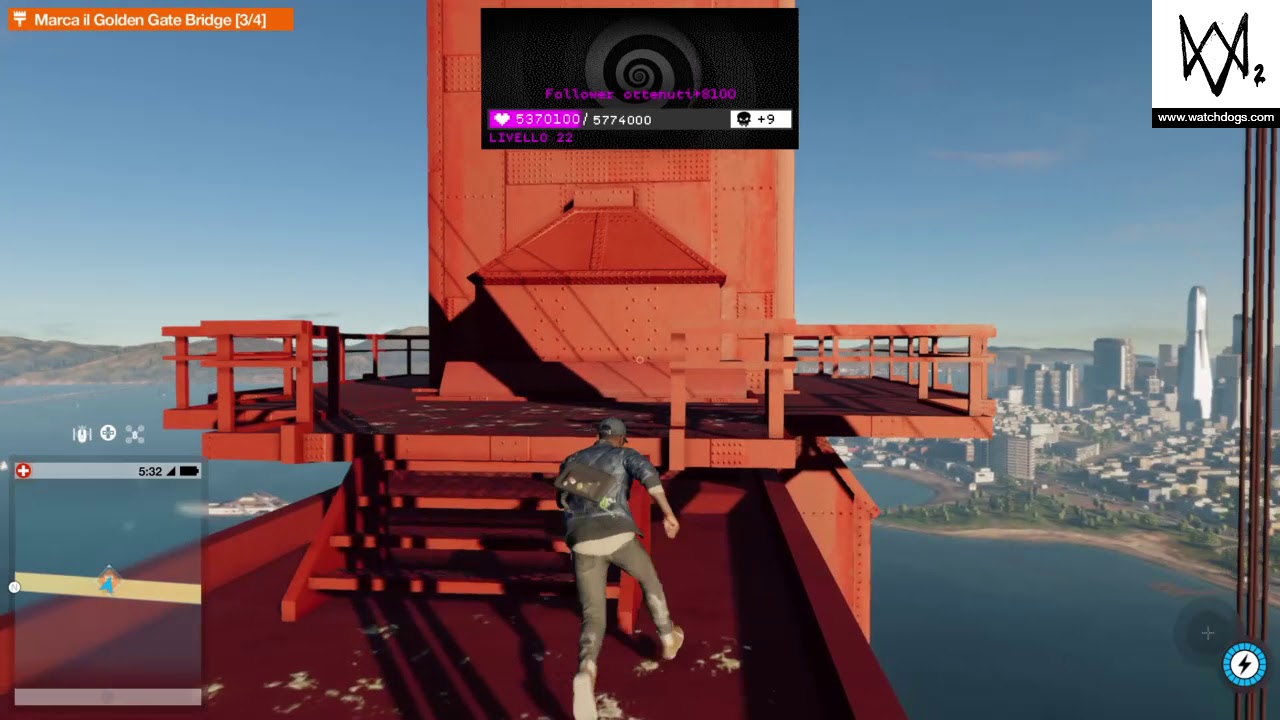 WATCH_DOGS® 2 Modalità Realistico - Graffiti Dedsec sul Golden Gate ...