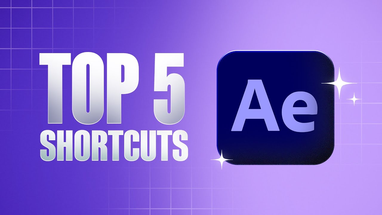 Top 5 Shortcuts in After Effects Everyone Should Know | Quicktorial ...